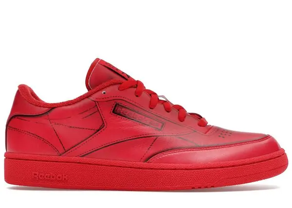 REEBOK Club C Tl Maison Margiela Sneakers - Vector Red/white/black