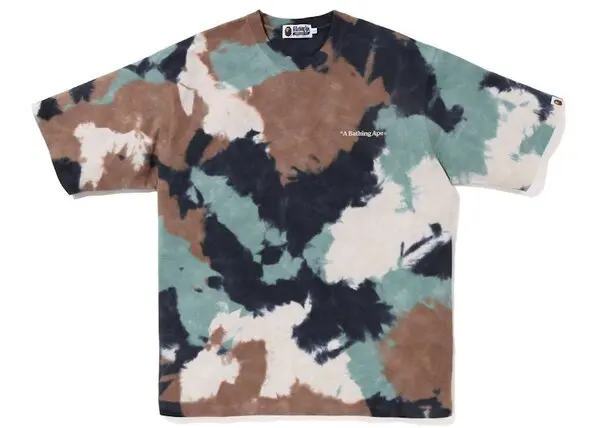 A BATHING APE Chusen Dye Relaxed Fit Tee Shirt - Brown
