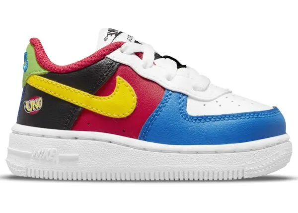 Nike Air Force 1 Low Lv8 Qs Uno Sneakers - White/university Gold/university Red