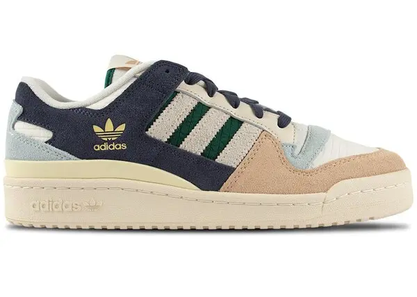 Adidas Forum 84 Low Cl Sneakers - Cloud White/collegiate Green/magic Beige