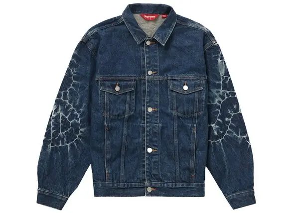 Supreme Shibori Denim Trucker Jacket