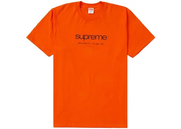 Supreme Shop Tee Shirt - Orange