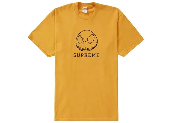 Supreme Skeleton Tee Shirt - Mustard