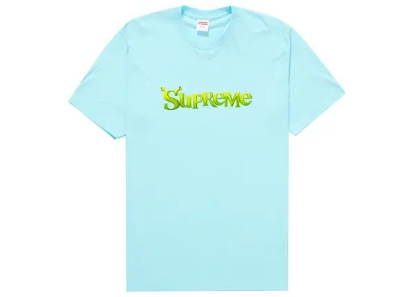 Supreme Shrek Tee Shirt - Turquoise