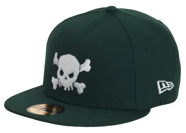 Supreme Skull Embroidered Cap - Green