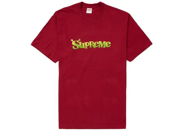 Supreme Shrek Tee Shirt - Cardinal