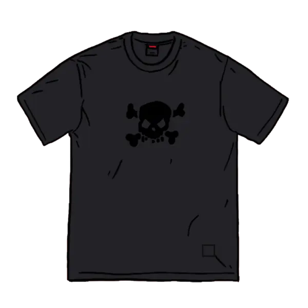 Supreme Skull Short Sleeve Top - Black