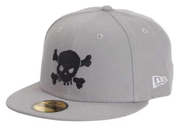 Supreme Skull New Era Cap - Grey