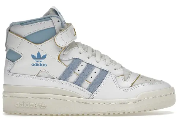 Adidas Forum 84 High-top Sneakers - White/light Blue