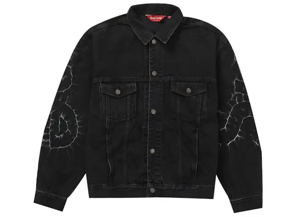 Supreme Shibori Denim Trucker Jacket