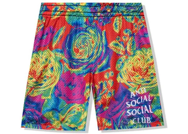 ANTI SOCIAL SOCIAL CLUB Reversible Mesh Shorts With Floral Print