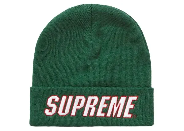 Supreme Slant Beanie - Green