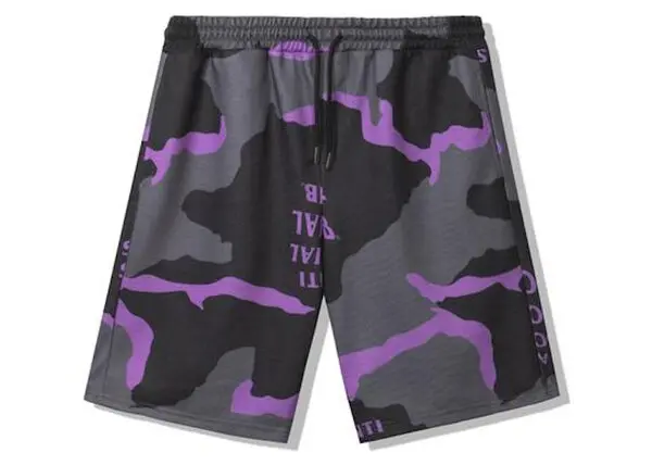 ANTI SOCIAL SOCIAL CLUB Cotton Candy Shorts - Black Camo