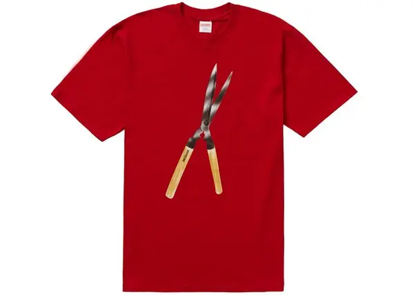 Supreme Shears Tee Shirt - Red