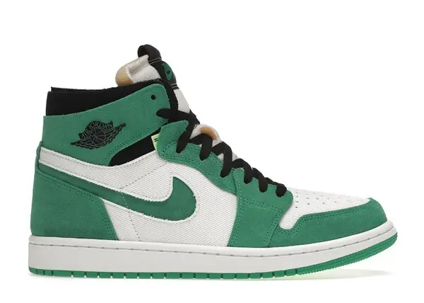 JORDAN 1 High Zoom Air Cmft Sneakers - Stadium Green/white/black
