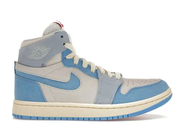 JORDAN 1 High Zoom Air Cmft 2 Sneakers - Phantom/university Blue/ice Blue