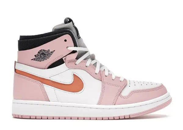 JORDAN 1 High Zoom Air Cmft Sneakers - Pink Glaze/cactus Flower/white