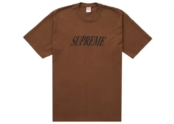 Supreme Slap Shot Tee Shirt - Brown