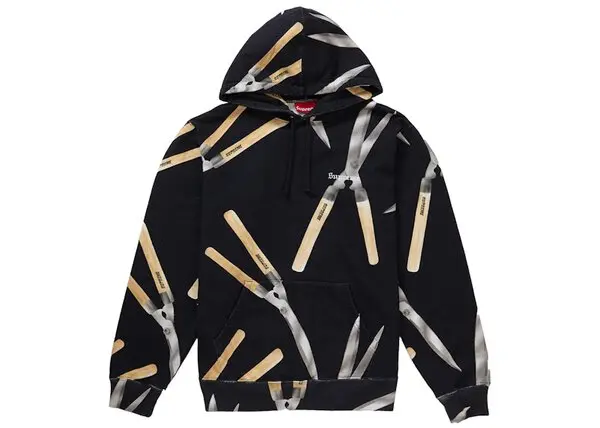 Supreme Shears Hooded Sweatshirt - Black