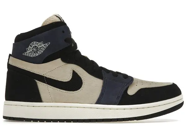 JORDAN 1 High Zoom Air Cmft 2 Sneakers - Muslin/blackened Blue/coconut Milk