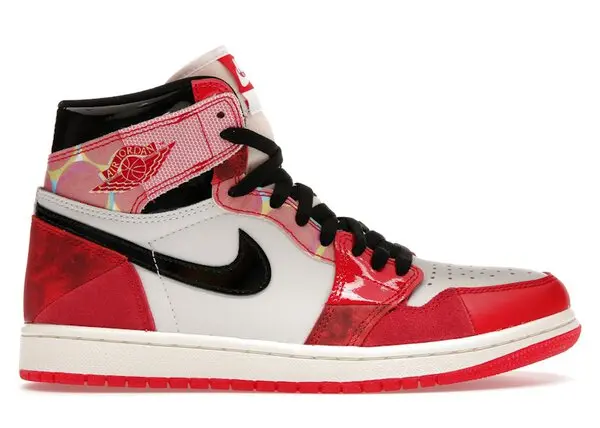 JORDAN 1 Retro High Og Spider-verse Sneaker - University Red/black/white