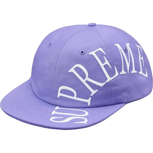 Supreme Side Arc 6-panel Cap - Light Purple