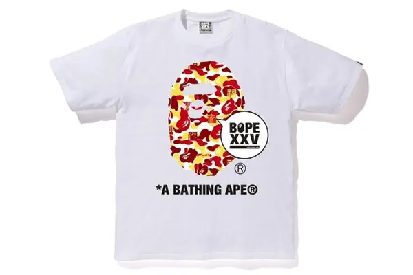 A BATHING APE Store China Xxv Ape Head Tee Shirt - White