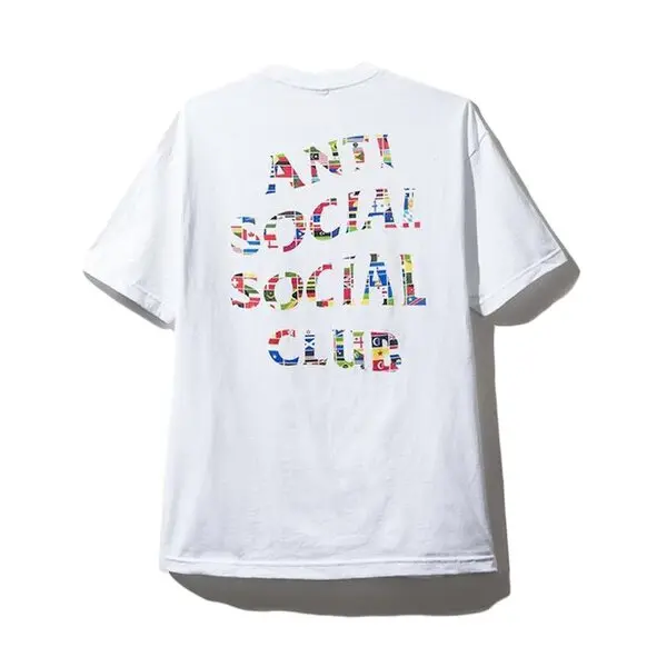 ANTI SOCIAL SOCIAL CLUB Flag Tee Shirt - White
