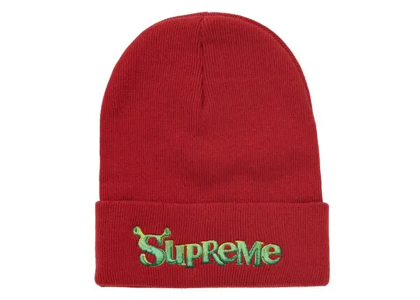 Supreme Shrek Beanie - Cardinal