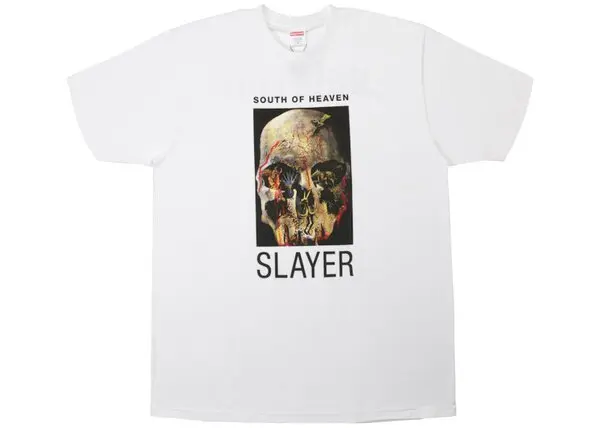 Supreme Slayer South Of Heaven Tee Shirt - White