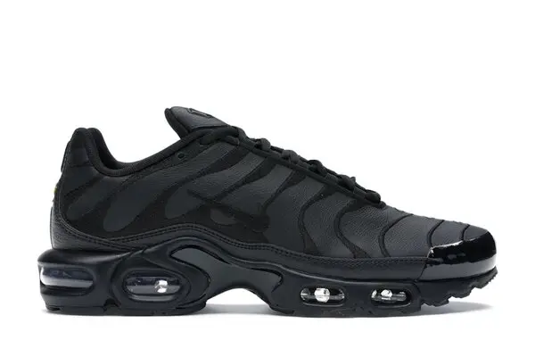 Nike Air Max Plus Triple Leather Sneakers - Black