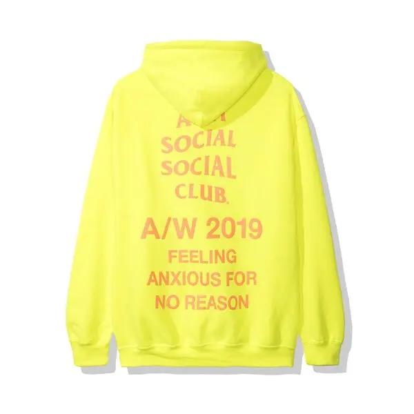 ANTI SOCIAL SOCIAL CLUB Feeling Anxious" Hoodie