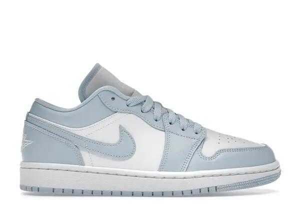JORDAN 1 Low Sneakers - White/ice Blue