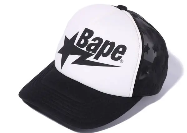 A BATHING APE Allover Mesh Cap - Black