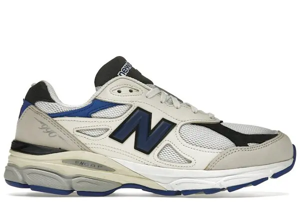 NEW BALANCE 990v3 Miusa Sneakers - White/blue