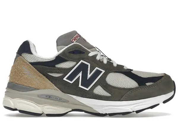 NEW BALANCE 990v3 Miusa Olivein - Grey/blue