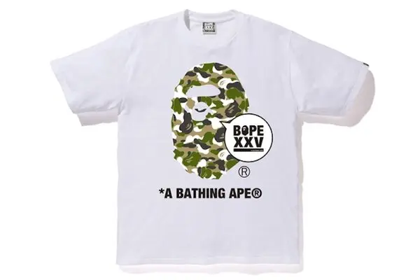 A BATHING APE Store Zozo Xxv Ape Head Tee Shirt - White
