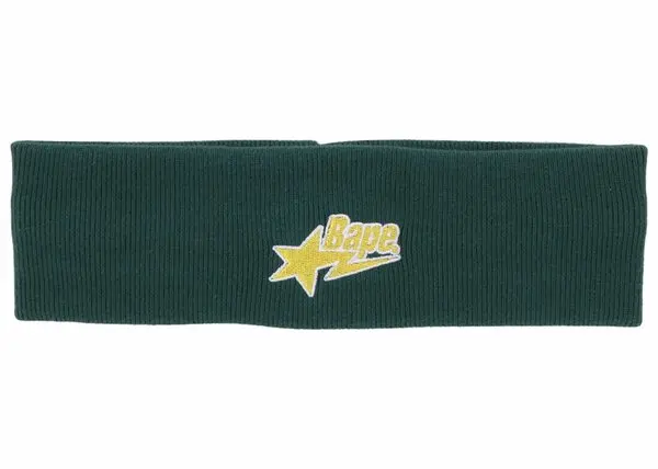 A BATHING APE Sta Headband - Green