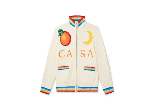Casablanca Casa Club Jacket - Offone-colorwhite/multi