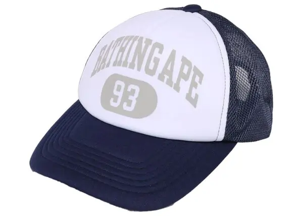 A BATHING APE Summer Pack Cap - White/blue