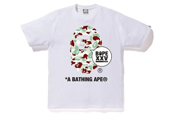A BATHING APE Store Sendai Xxv Ape Head Tee Shirt - White