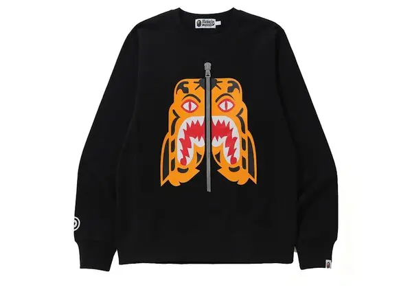 A BATHING APE Tiger Crewneck Sweatshirt