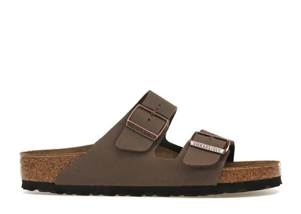 BIRKENSTOCK Arizona Birkibuc Sandals - Mocca