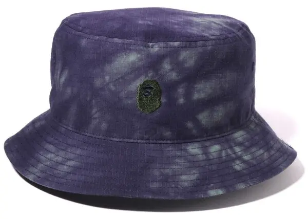 A BATHING APE Tie Dye Bucket Hat - Purple