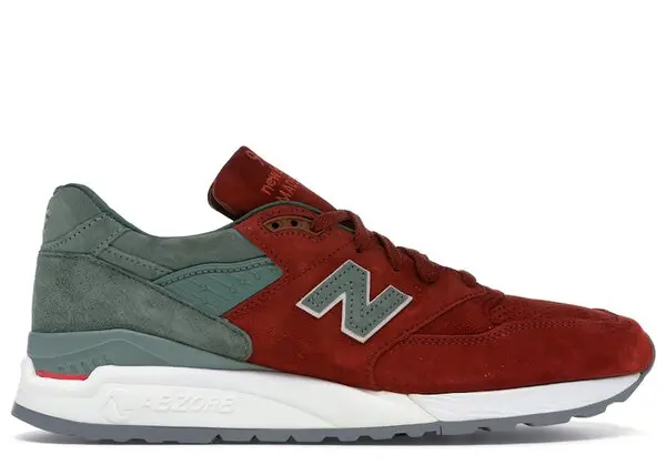 NEW BALANCE 998 Concepts Rivalry Pack Boston - Green/rust