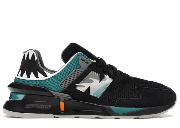 NEW BALANCE 997s Shoe Palace Great - Black/tealone-colorwhite