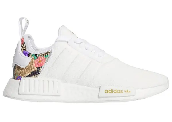 Adidas Nmd_r1 Floral Sneakers - Cloud White/cloud White/scarlet