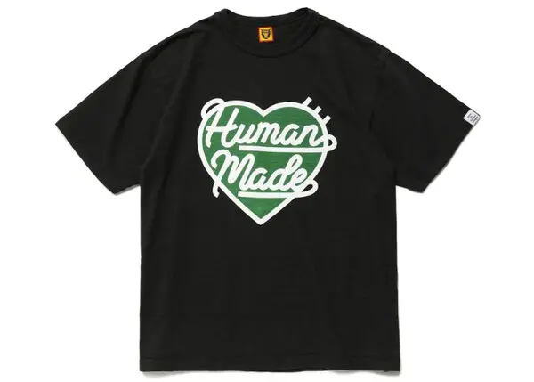 HUMAN MADE Heart Logo T-shirt - Black