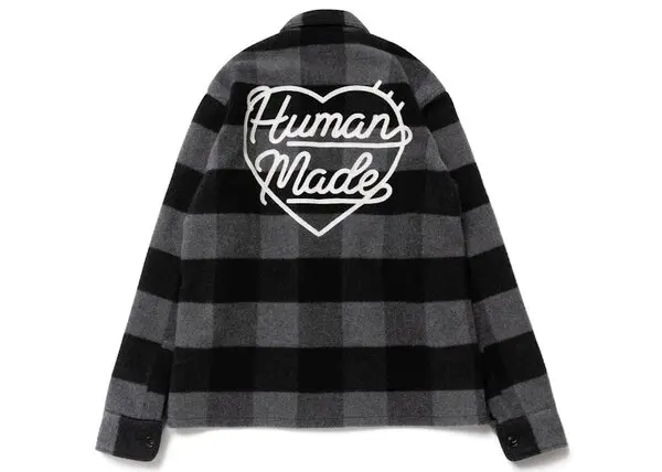 HUMAN MADE Wool Overshirt - Black