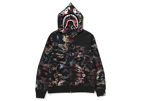 A BATHING APE Thermography Shark Full Zip Hoodie